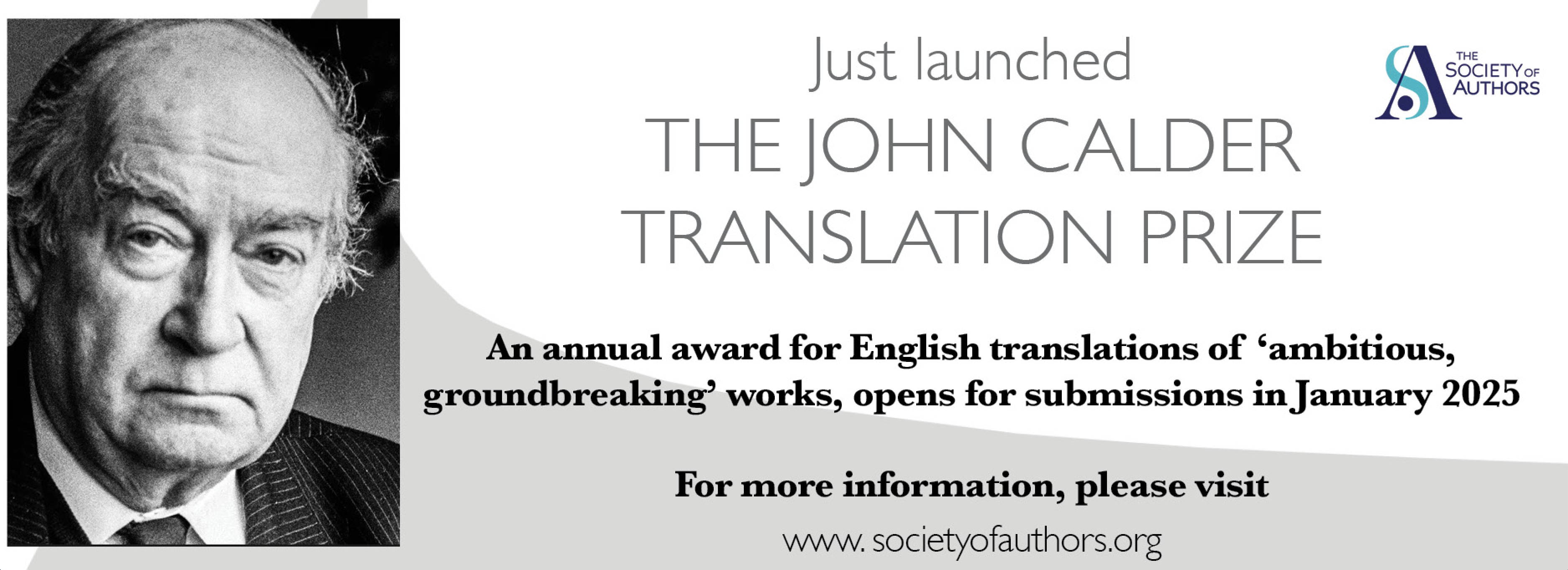 The John Calder Translation Prize - The Whitefriars Club